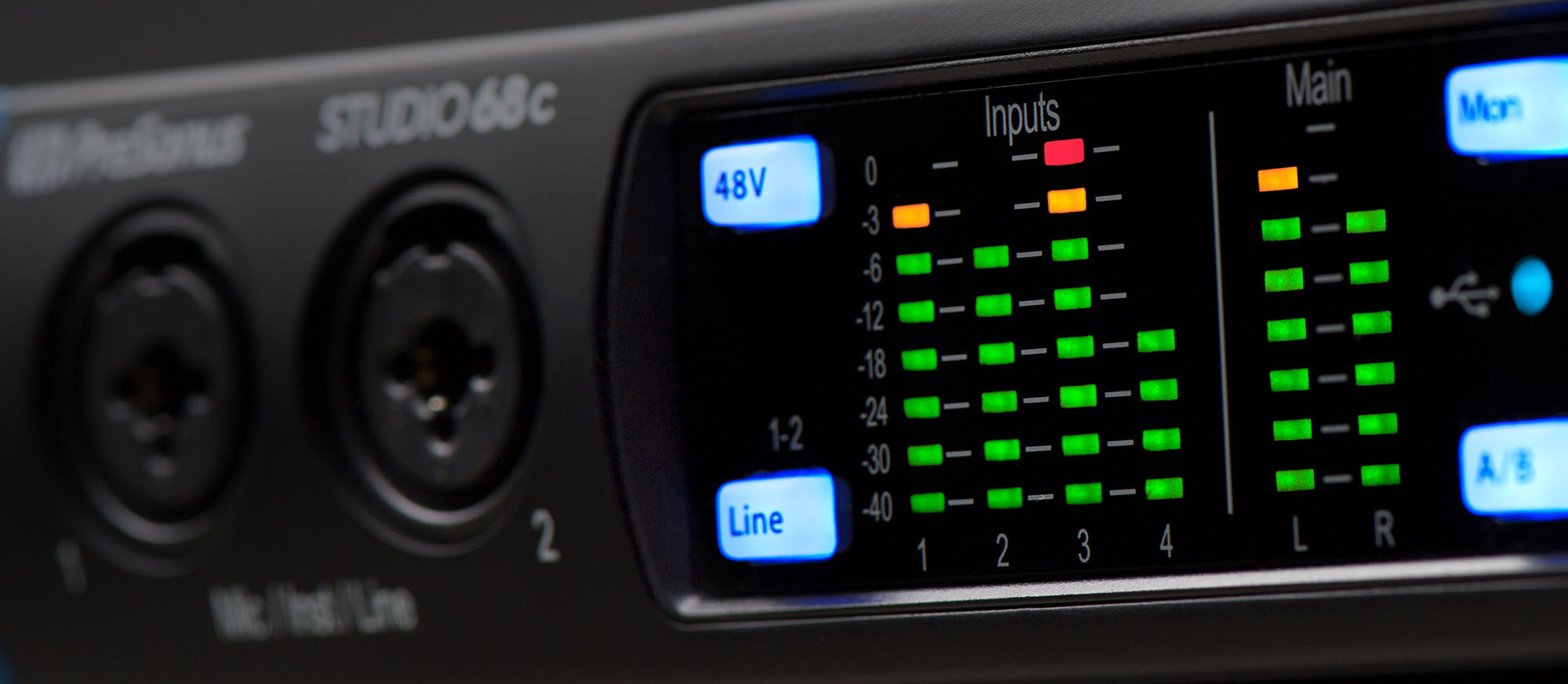 Studio 68C - Interface de Áudio - com USB-C Presonus - World Music