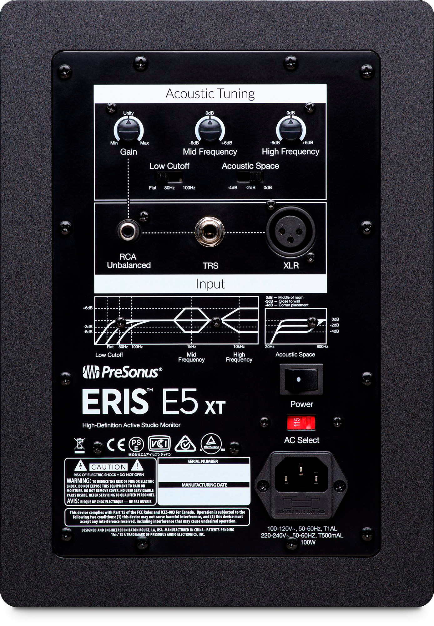 Eris E5 XT (Par) Presonus - Monitores de Referência - World Music